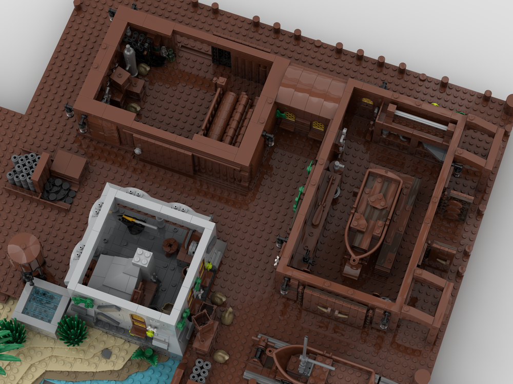 LEGO MOC Pirate Island Bay - Harbor Extension (incl. Smith, Storage ...