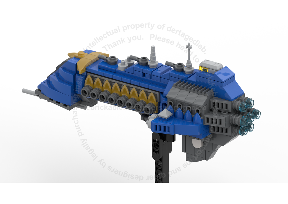 LEGO MOC Warhammer 40k Heavy Cruiser by dertagedieb | Rebrickable ...