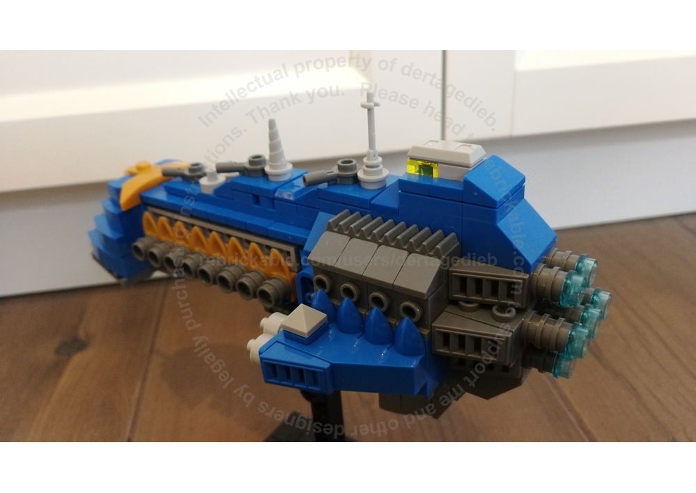 LEGO MOC Warhammer 40k Heavy Cruiser by dertagedieb | Rebrickable ...