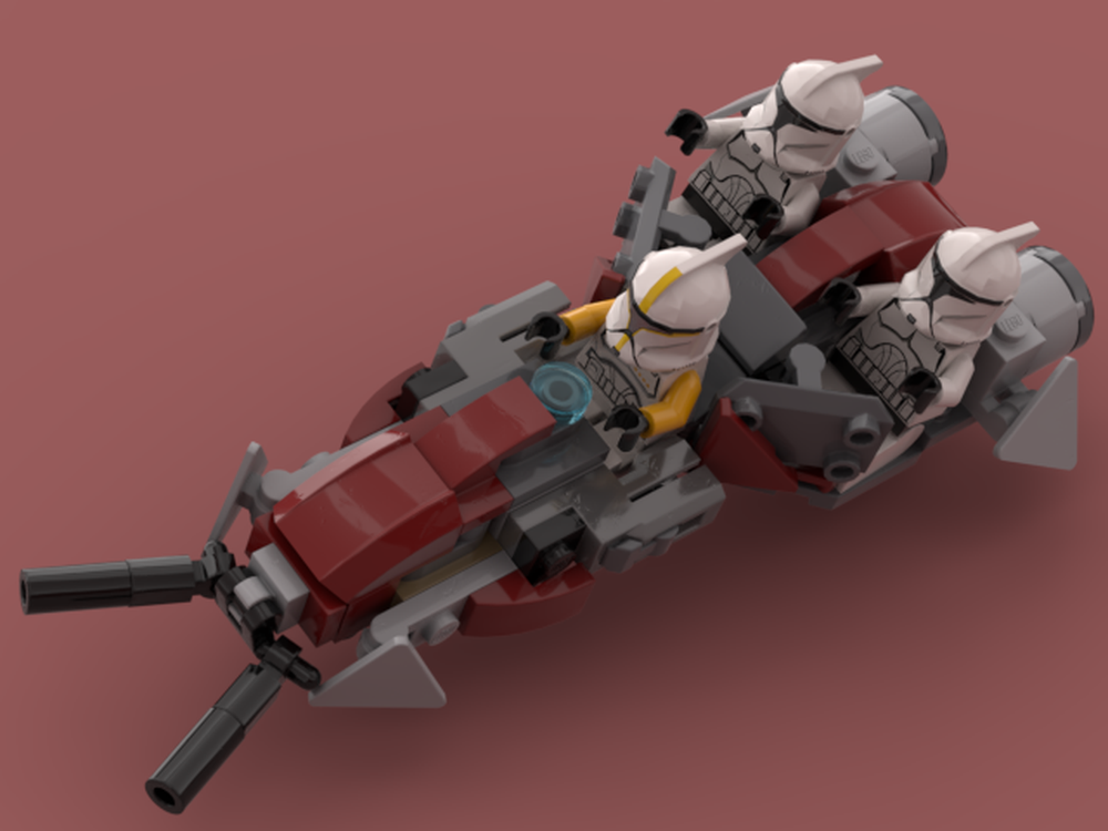 LEGO MOC 2x 75372 Crab Droid vs Clone Speeder Alternate Build by ...