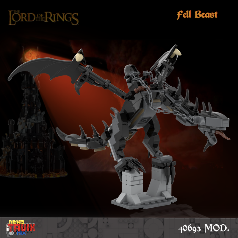 LEGO MOC My Fell Beast by iTavix | Rebrickable - Build with LEGO