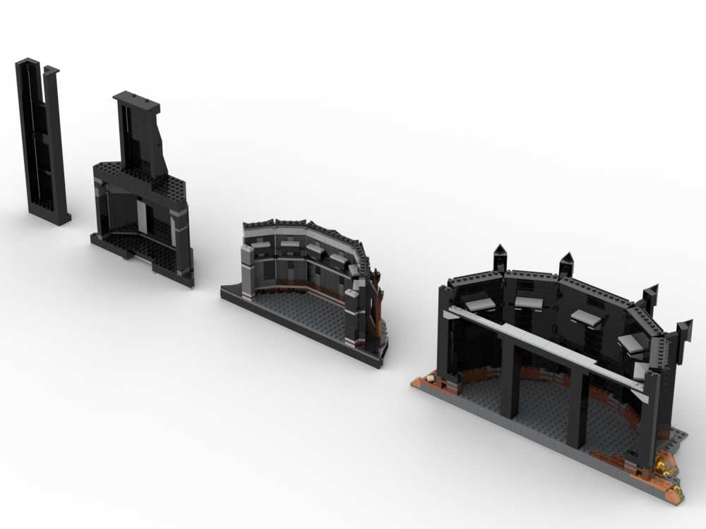 LEGO MOC Barad-dur Enclosure - Compatible with Set 10333 by Brick ...