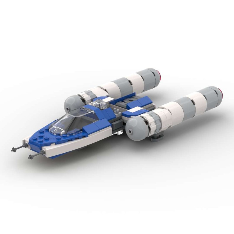 Lego Moc Captain Rex Y Wing Starfighter By Alexbrickartuss