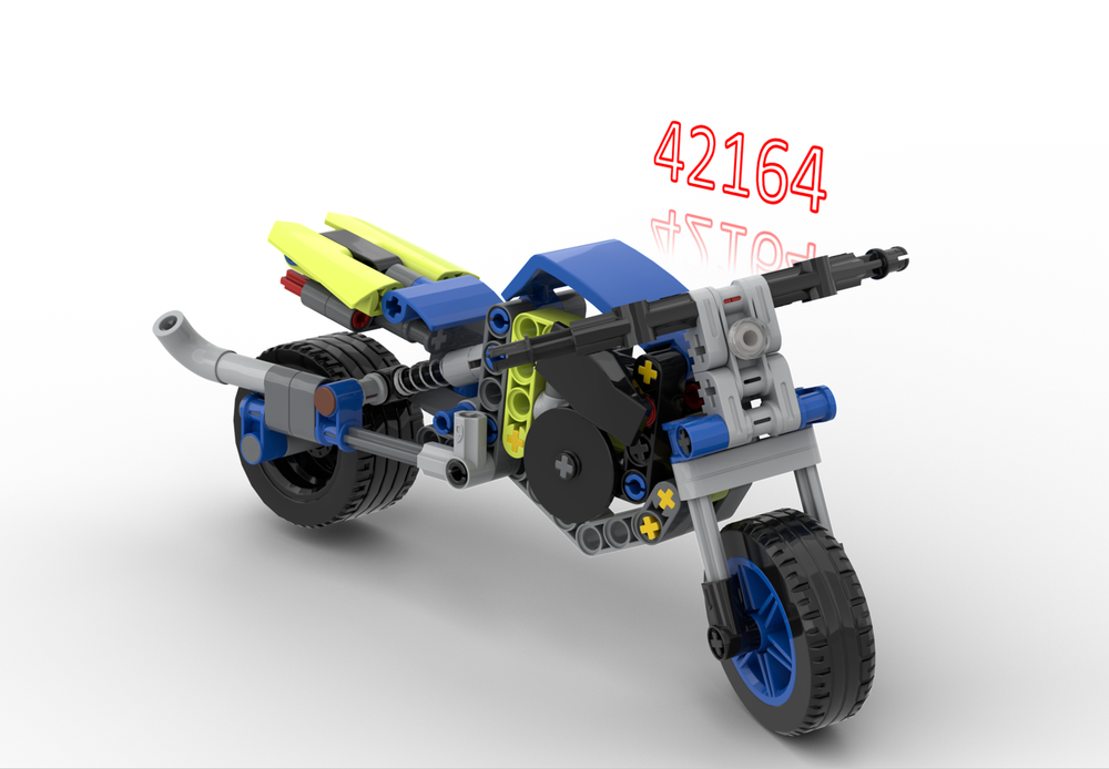 LEGO MOC 42164 MOTOBIKE by Tintin Technic | Rebrickable - Build with LEGO