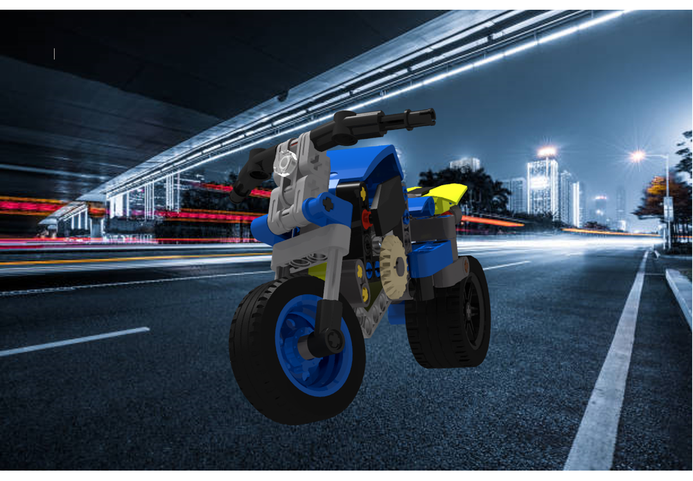 LEGO MOC 42164 MOTOBIKE by Tintin Technic | Rebrickable - Build with LEGO