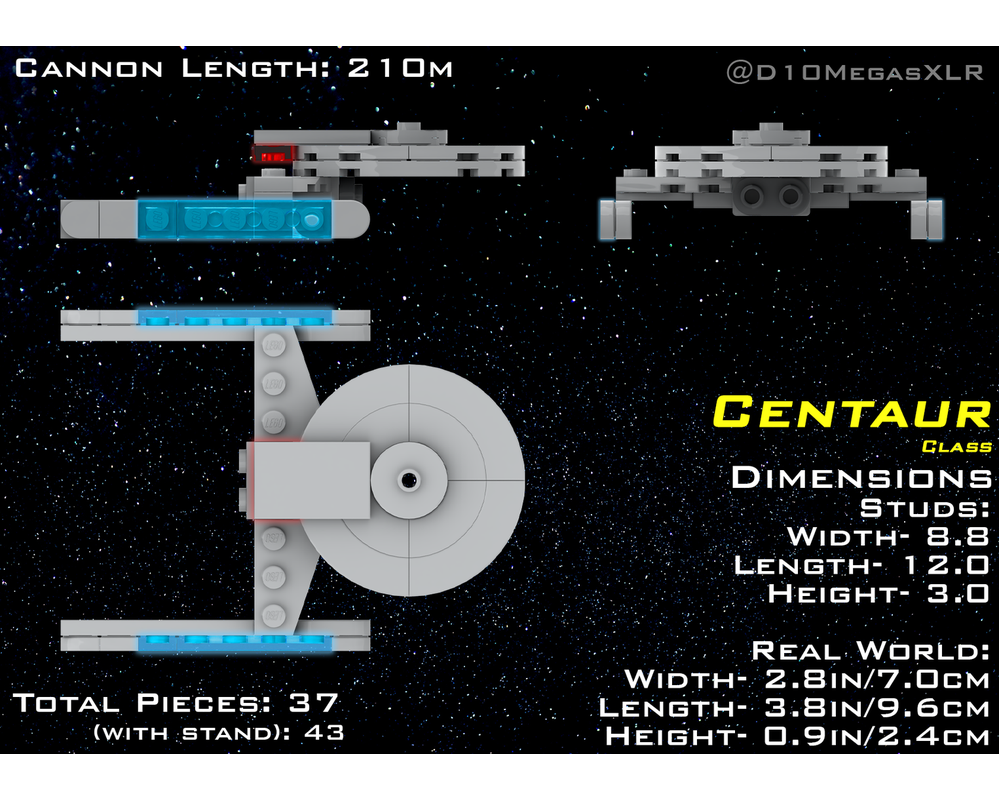 LEGO MOC Centaur Class by D10MegasXLR | Rebrickable - Build with LEGO