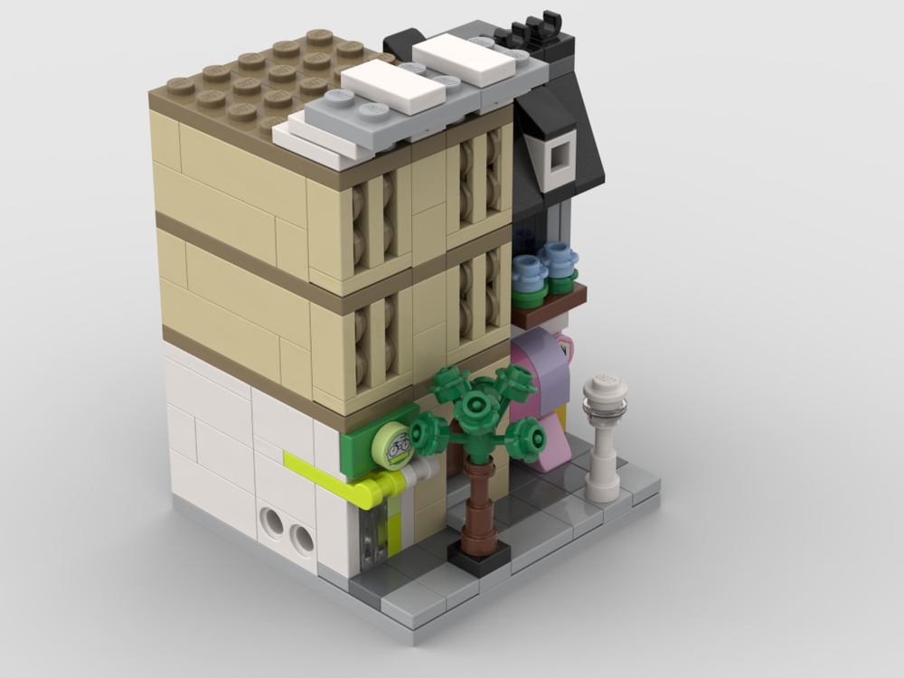 LEGO MOC Mini Modulars - Bike Shop + Apartments and Photography Shop by ...