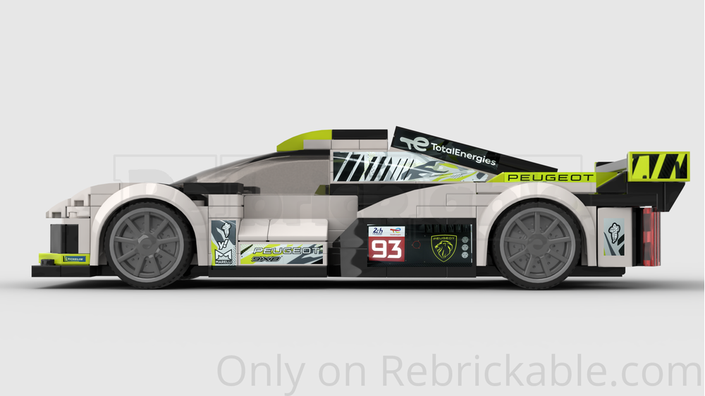 Lego Moc Peugeot 9x8 Le Mans 2024 By Gdm Rebrickable Build With Lego