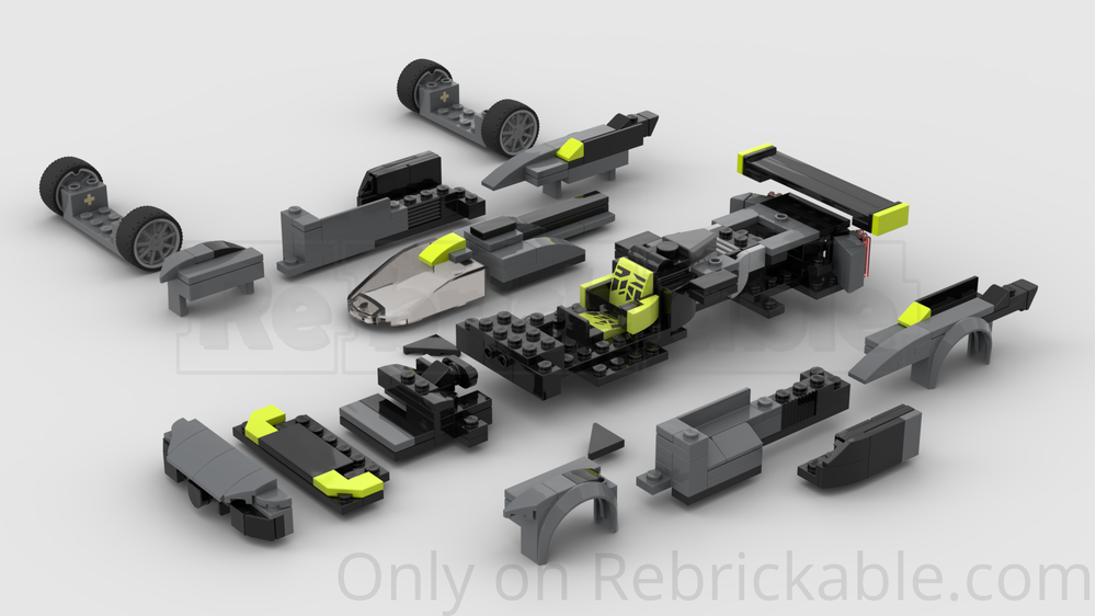 Lego Moc Peugeot 9x8 Le Mans 2024 By Gdm Rebrickable Build With Lego