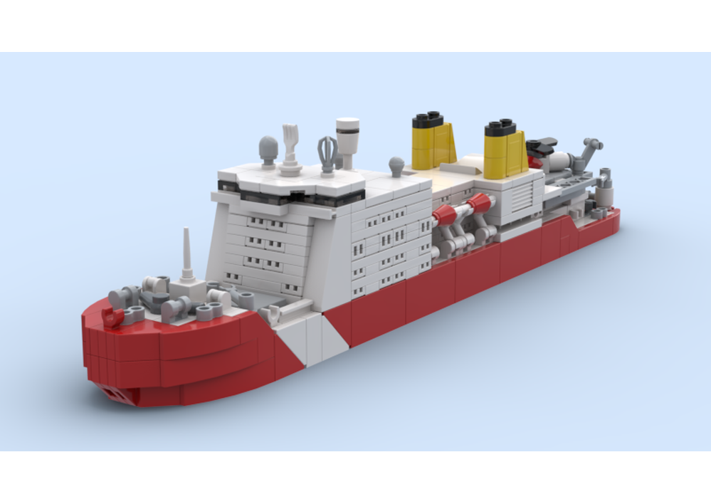 LEGO MOC USCG Ice Breaker - CSM004 by Captain.Studless | Rebrickable ...