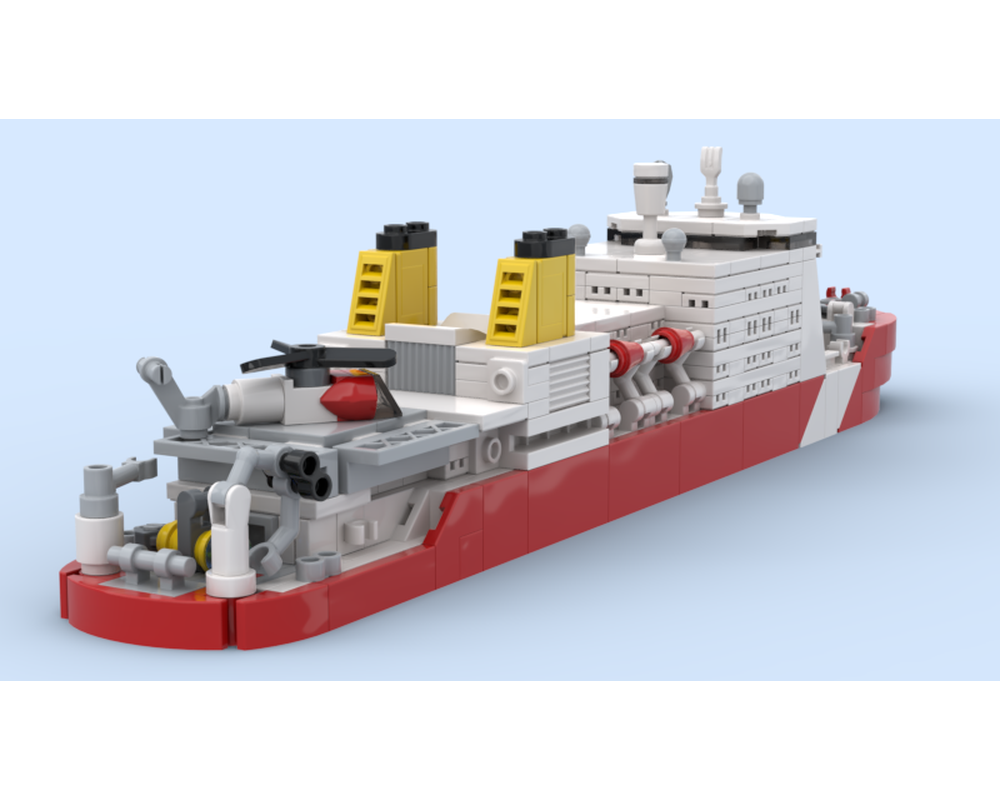 LEGO MOC USCG Ice Breaker - CSM004 by Captain.Studless | Rebrickable ...