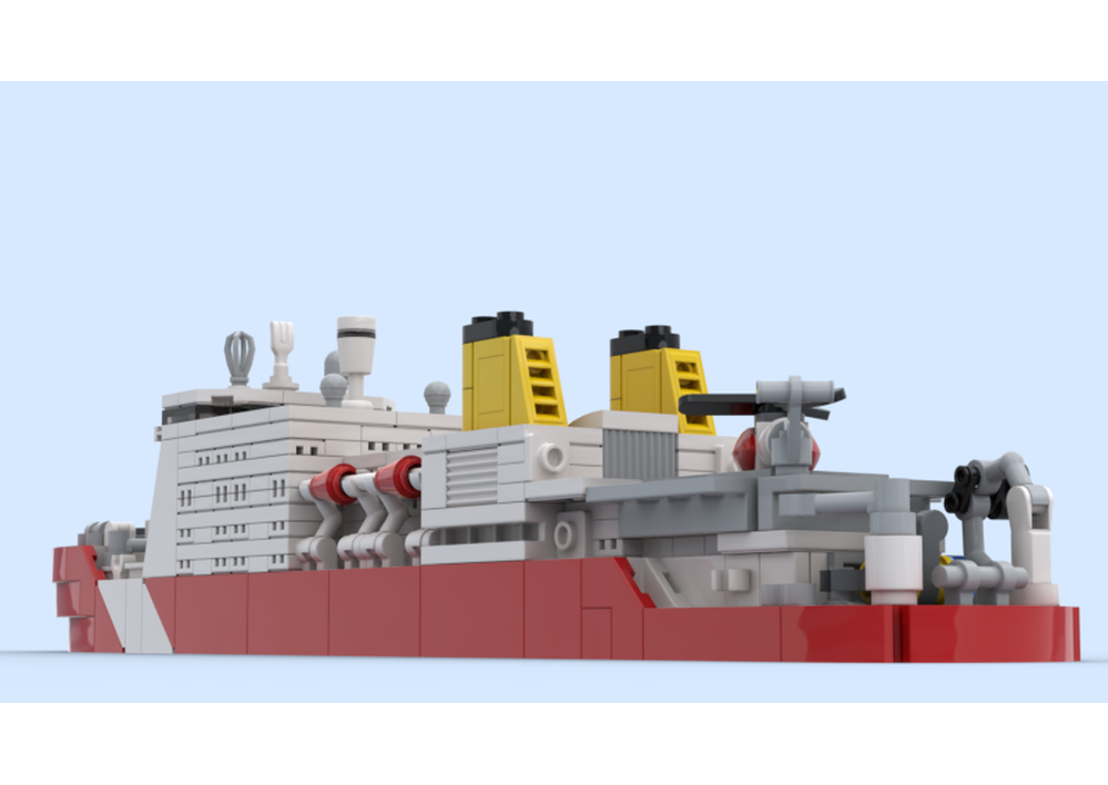 LEGO MOC USCG Ice Breaker - CSM004 by Captain.Studless | Rebrickable ...
