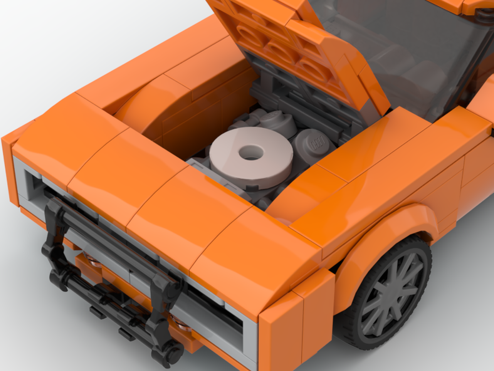 LEGO MOC 8W - Dodge Charger by Double_U_Bricks | Rebrickable - Build ...