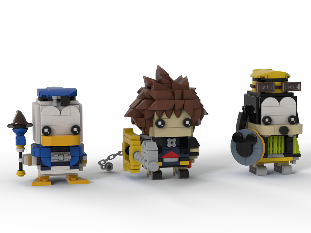 LEGO MOC Sora, Donald & Goofy (Kingdom Hearts II) by Twilight Brix ...