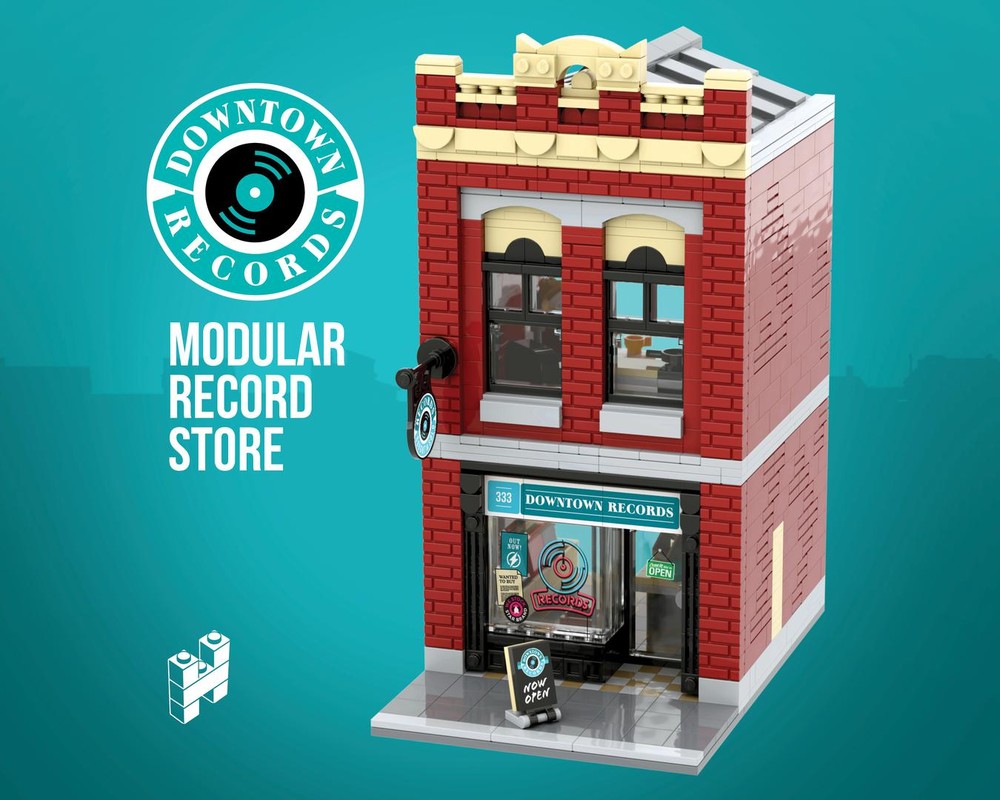 LEGO MOC Downtown Records by harrisbricks | Rebrickable - Build with LEGO