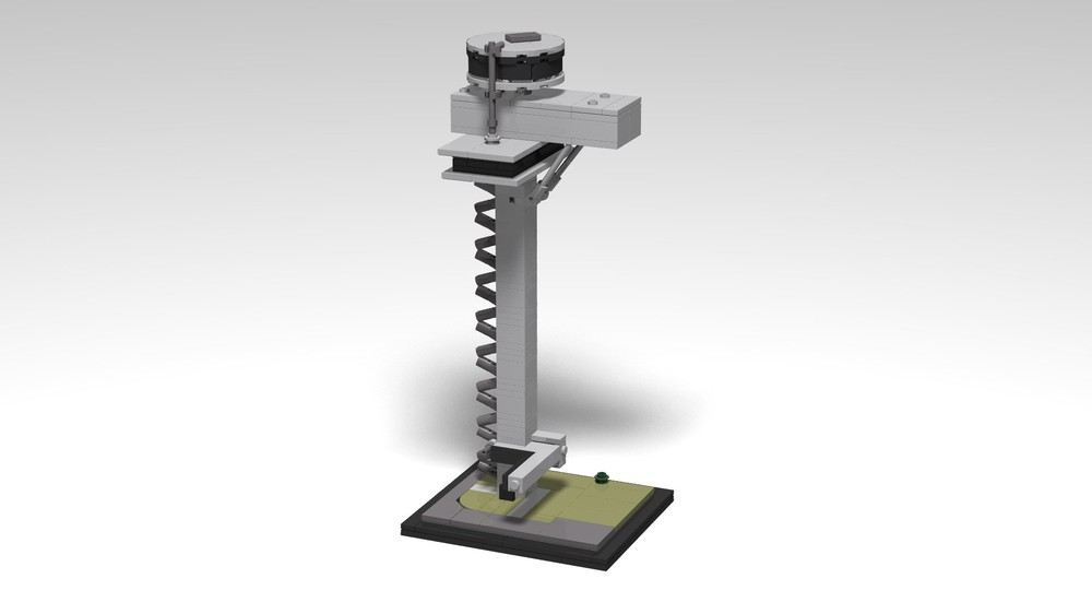 LEGO MOC Berlin BER Airport Tower by tralux21 | Rebrickable - Build ...