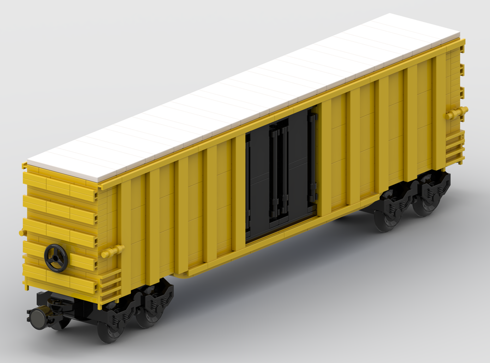 LEGO MOC US Box Car by BuMu | Rebrickable - Build with LEGO
