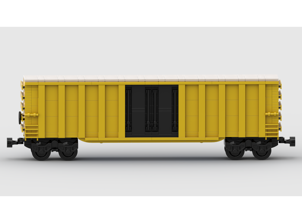 LEGO MOC US Box Car by BuMu | Rebrickable - Build with LEGO
