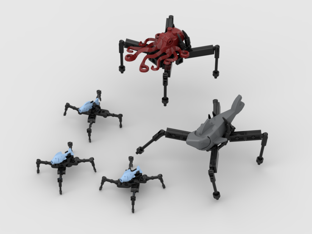 LEGO MOC Gyo sea Creatures ( from Junji Itos GYO) by McMOC ...