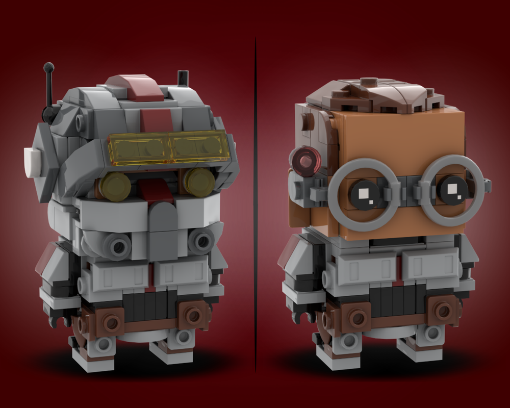LEGO MOC Tech Brickheadz by Ant0noo | Rebrickable - Build with LEGO