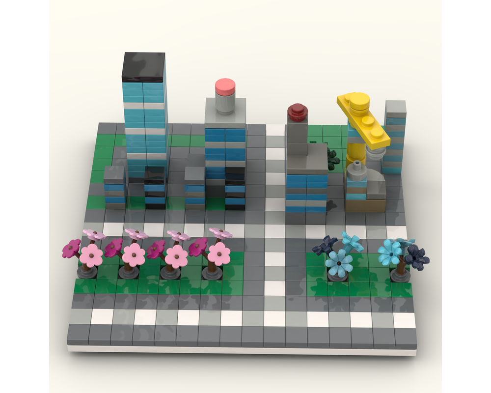 LEGO MOC Mini City by Txizu | Rebrickable - Build with LEGO