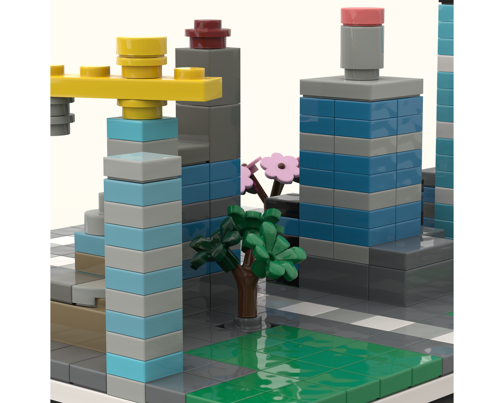 LEGO MOC Mini City by Txizu | Rebrickable - Build with LEGO