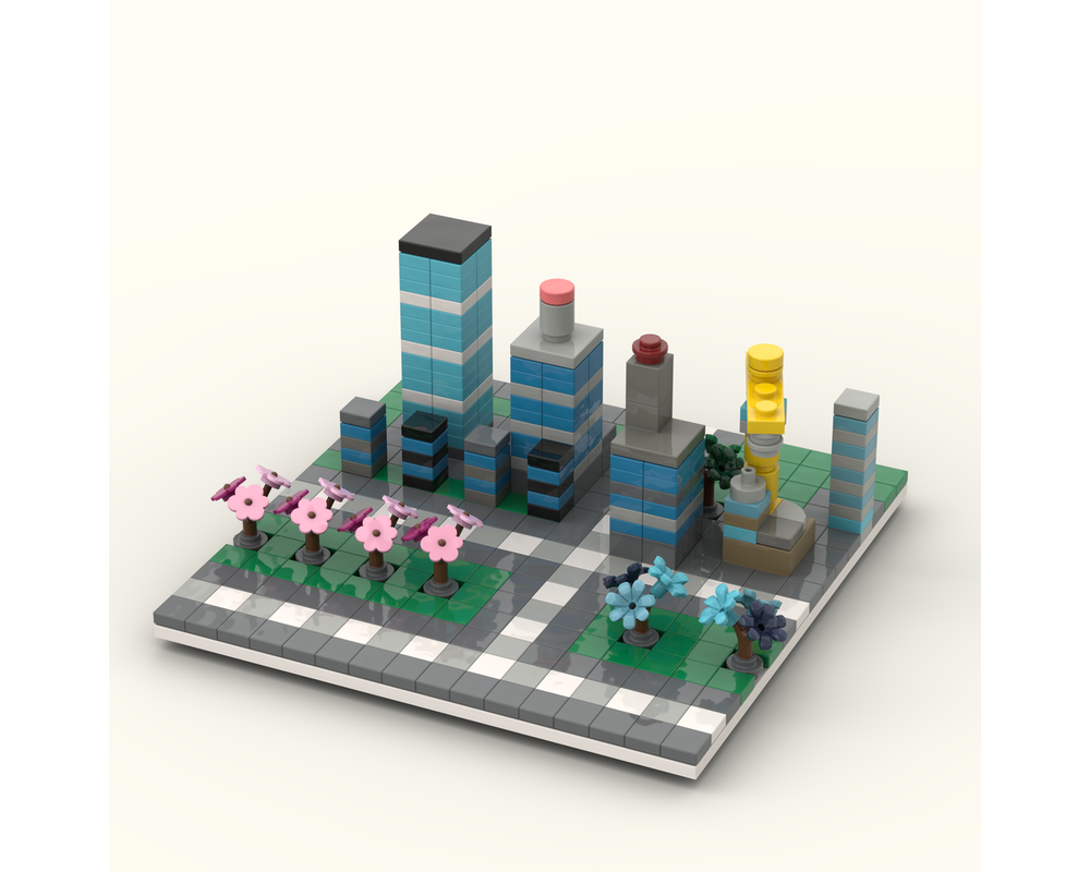 LEGO MOC Mini City by Txizu | Rebrickable - Build with LEGO