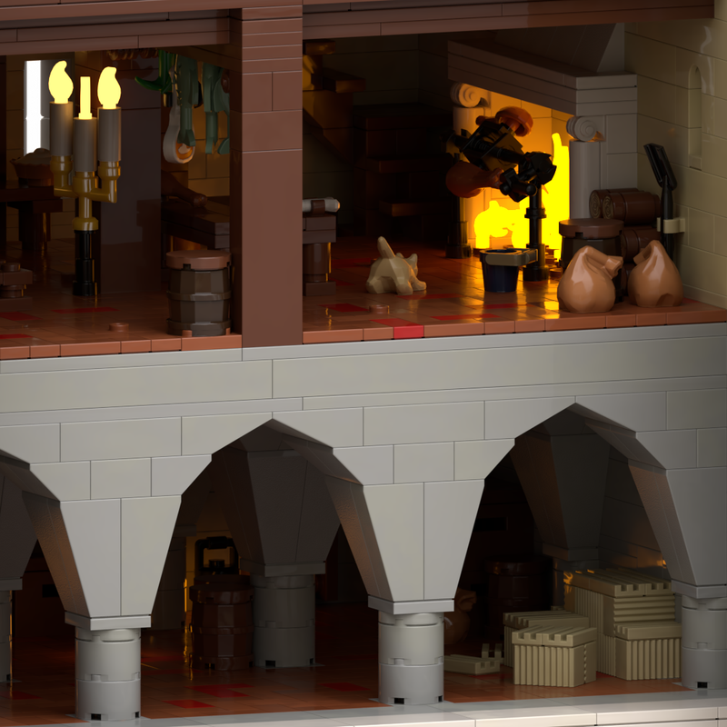 LEGO MOC Fortified House MOC by brickinger_ | Rebrickable - Build with LEGO