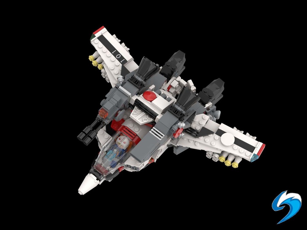 LEGO MOC MARCROSS VF-1S ARMED by plug_pak | Rebrickable - Build with LEGO