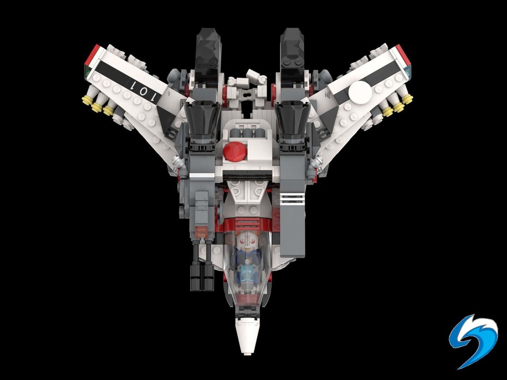 LEGO MOC MARCROSS VF-1S ARMED by plug_pak | Rebrickable - Build with LEGO