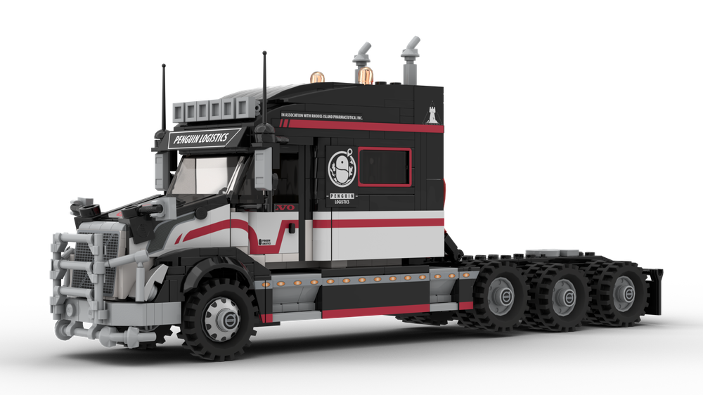 LEGO MOC 2014 Volvo VNL Penguin Logistics by Yellow.LXF | Rebrickable ...