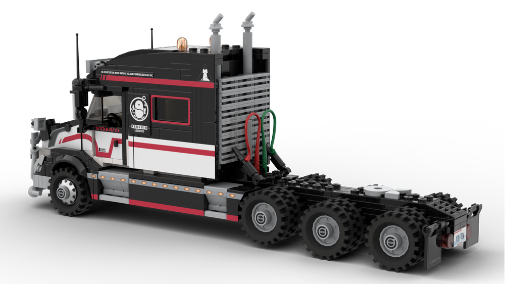 Lego Moc 2014 Volvo Vnl Penguin Logistics By Yellowlxf Rebrickable