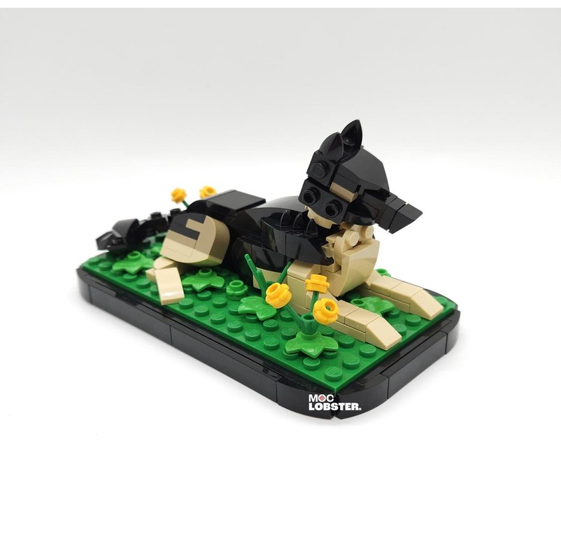 LEGO MOC Sasha (German Shepherd) by Moc_Lobster | Rebrickable - Build ...