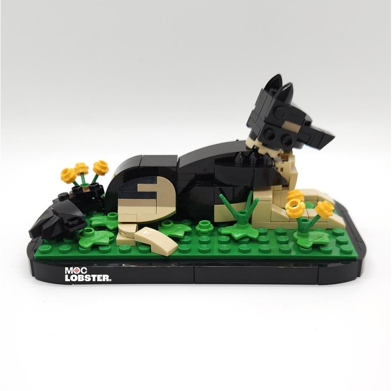 LEGO MOC Sasha (German Shepherd) by Moc_Lobster | Rebrickable - Build ...