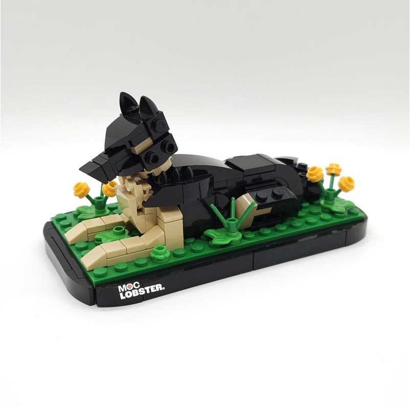 LEGO MOC Sasha (German Shepherd) by Moc_Lobster | Rebrickable - Build ...
