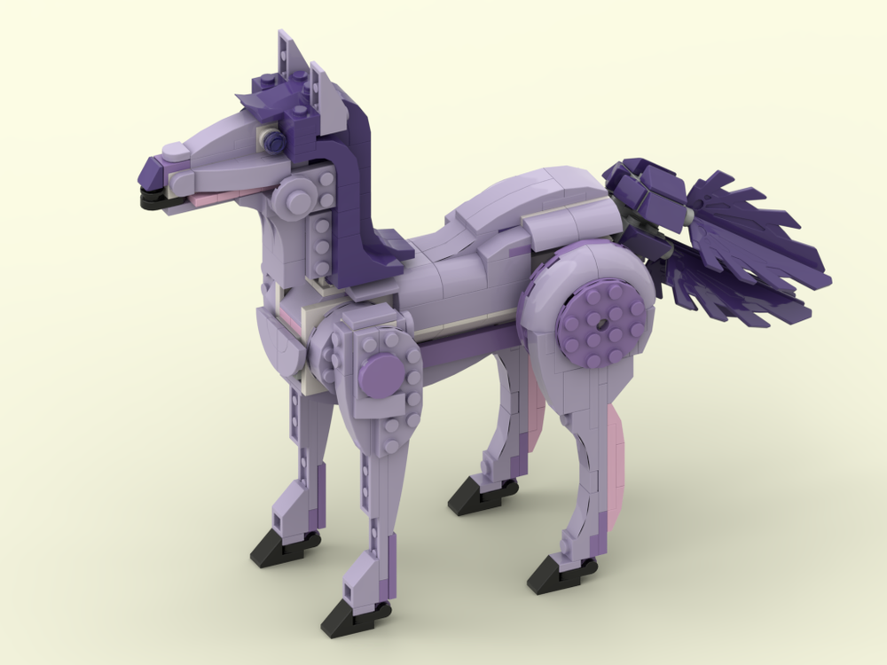 LEGO MOC Pretty pony/horse by Dethark75 | Rebrickable - Build with LEGO