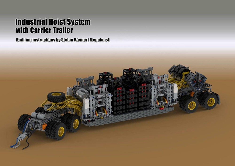 LEGO MOC-185640 Industrial Hoist System with Carrier Trailer by ...