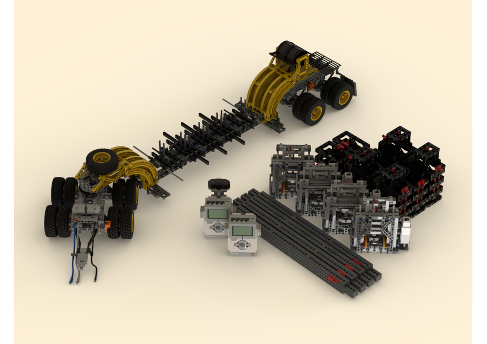 LEGO MOC Industrial Hoist System with Carrier Trailer by legolaus ...