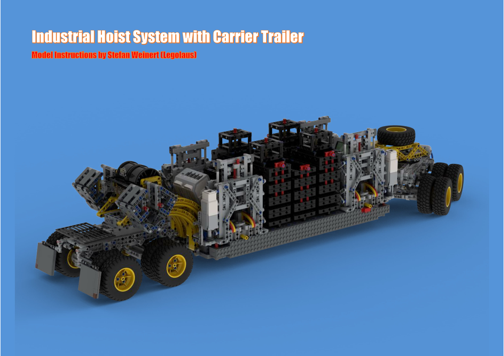 LEGO MOC Industrial Hoist System with Carrier Trailer by legolaus ...