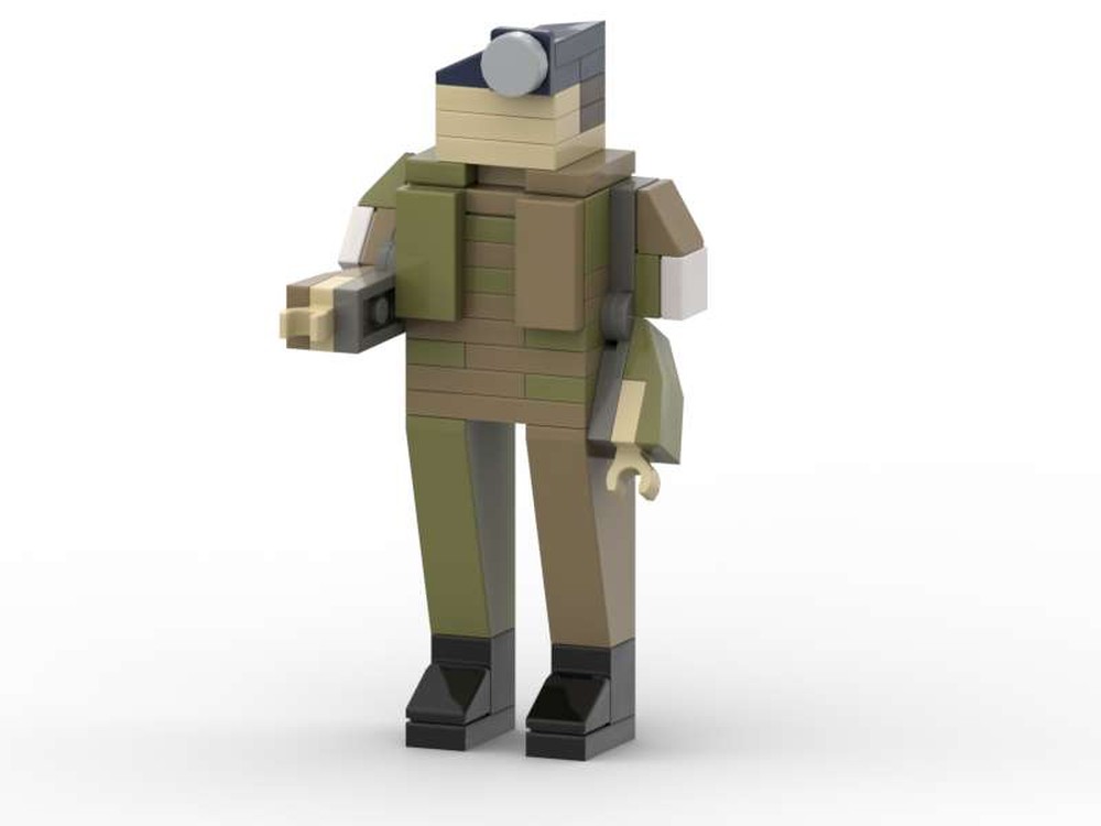 LEGO MOC Miniland British Soldier (MTP) by TheEvilCactus | Rebrickable ...