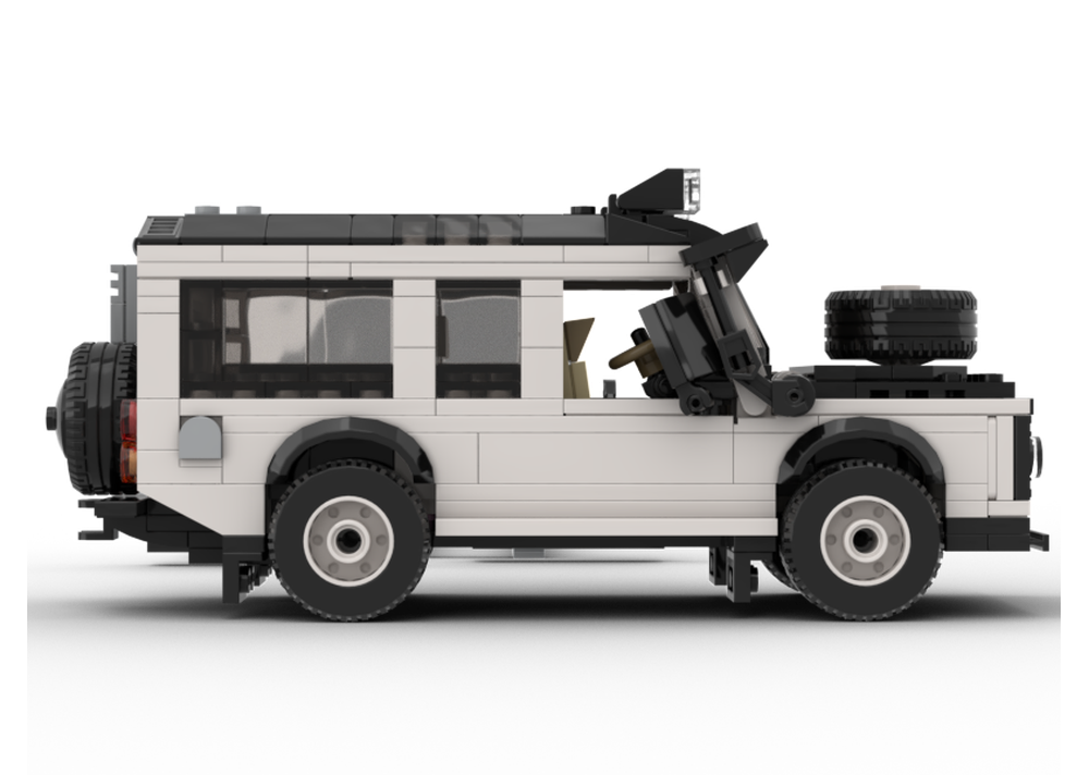Lego Moc Land Rover Defender 110 By Blake Hogan Builds Rebrickable