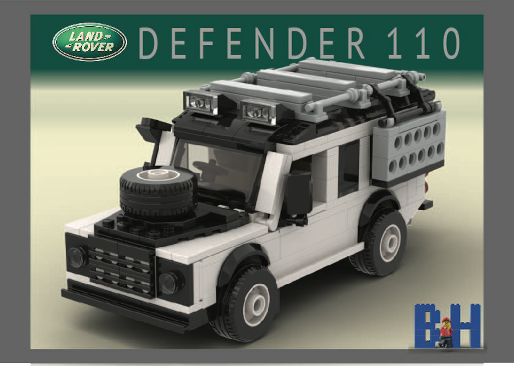 LEGO MOC Land Rover Defender 110 by Blake Hogan Builds | Rebrickable ...