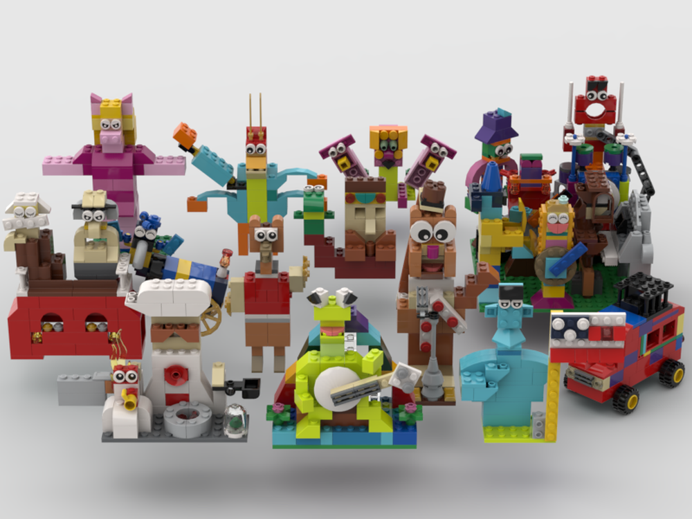 LEGO MOC 11021 + 10698 - The Muppets! by danielberg44 | Rebrickable ...