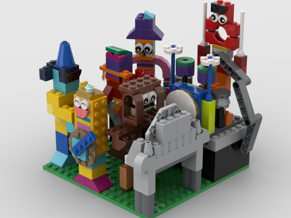LEGO MOC 11021 + 10698 - The Muppets! by danielberg44 | Rebrickable ...