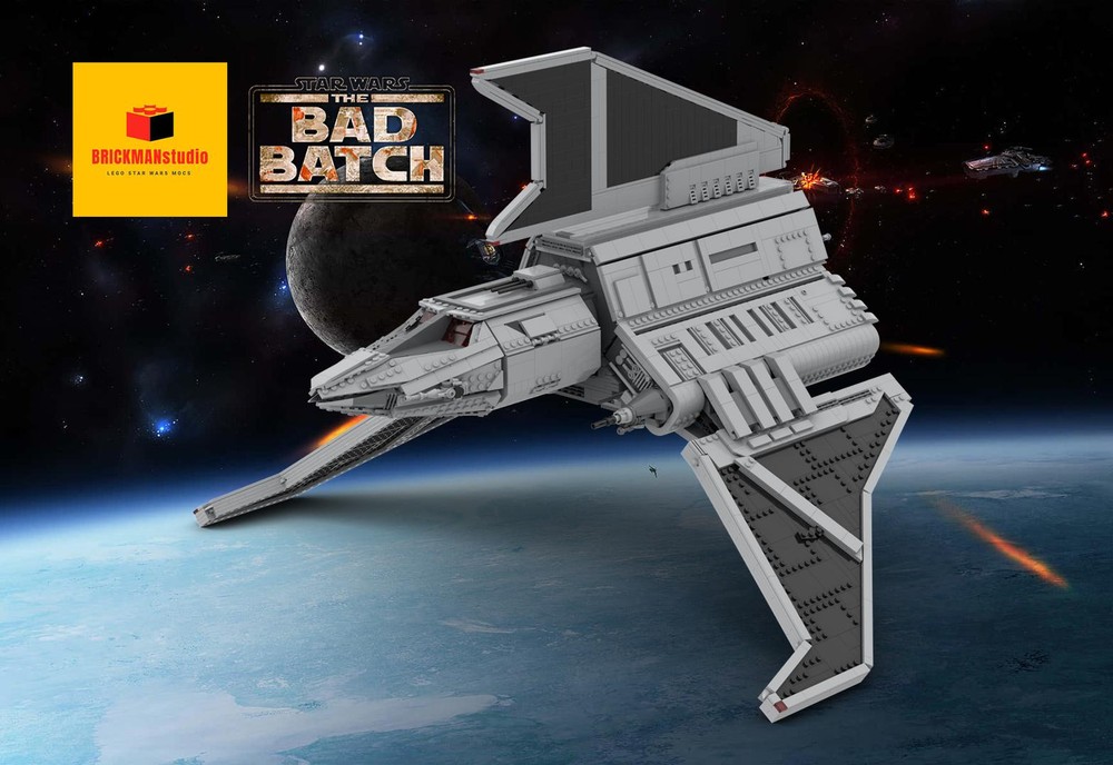 LEGO MOC SW UCS The Havoc Marauder Shuttle of the Bad Batch Upgraded ...