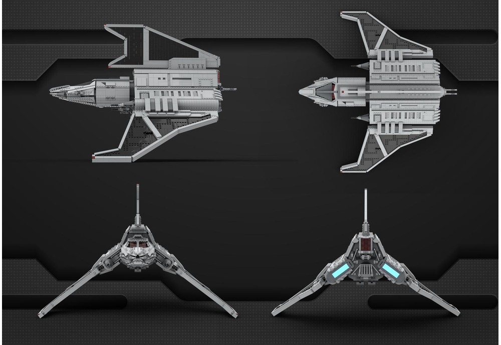 LEGO MOC SW UCS The Havoc Marauder Shuttle of the Bad Batch Upgraded ...