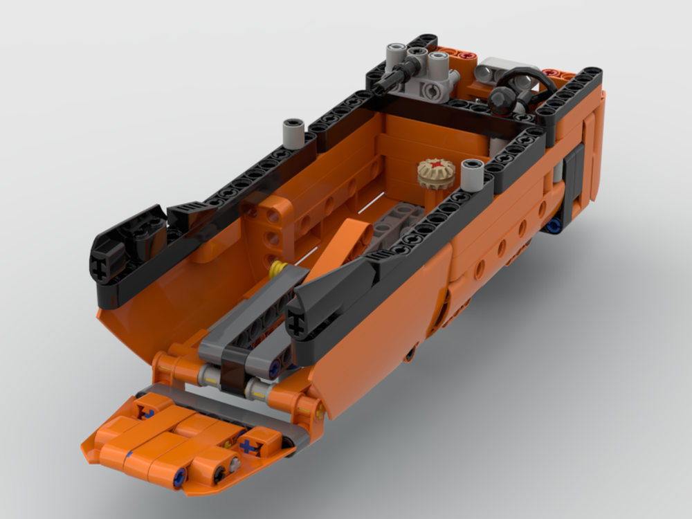 LEGO MOC Landing Craft Mechanized (LCM) by Severin | Rebrickable ...