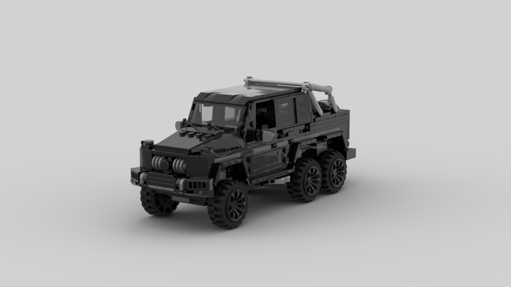 LEGO MOC Mercedes G63 AMG 6x6 by Brickster_Quickster | Rebrickable ...