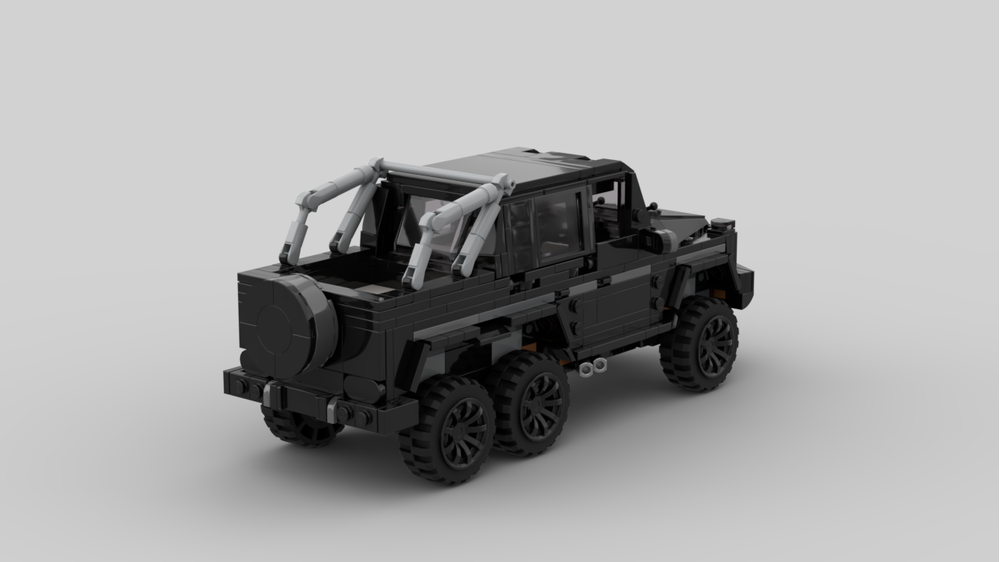 LEGO MOC Mercedes G63 AMG 6x6 by Brickster_Quickster | Rebrickable ...