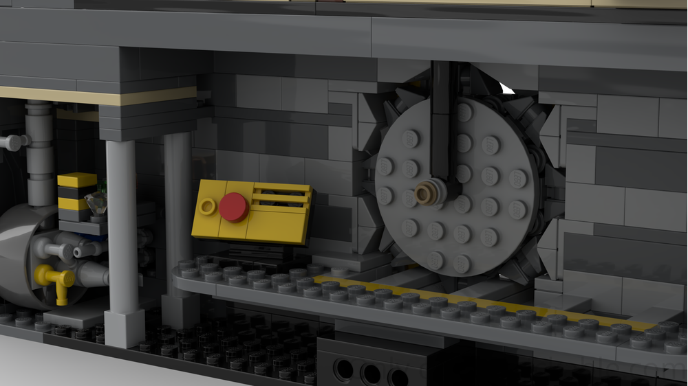 Lego Moc Fallout Tv Vault Door By Texta217 Rebrickable Build With Lego